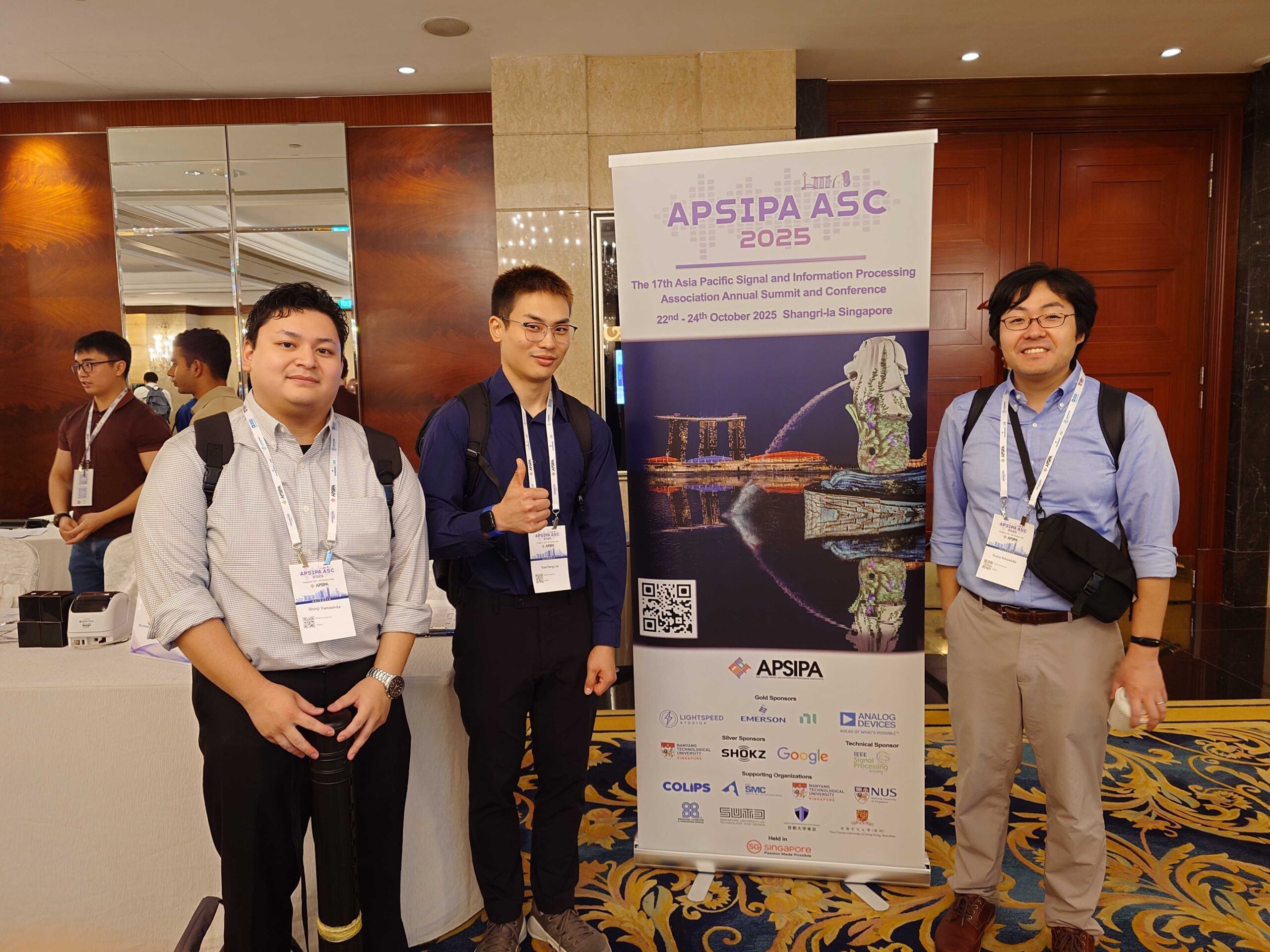 工学研究科（修士課程）の学生2名が国際学会「APSIPA ASC 2025」で発表しました | ニュース | 情報理工学部 | 東海大学 - Tokai University